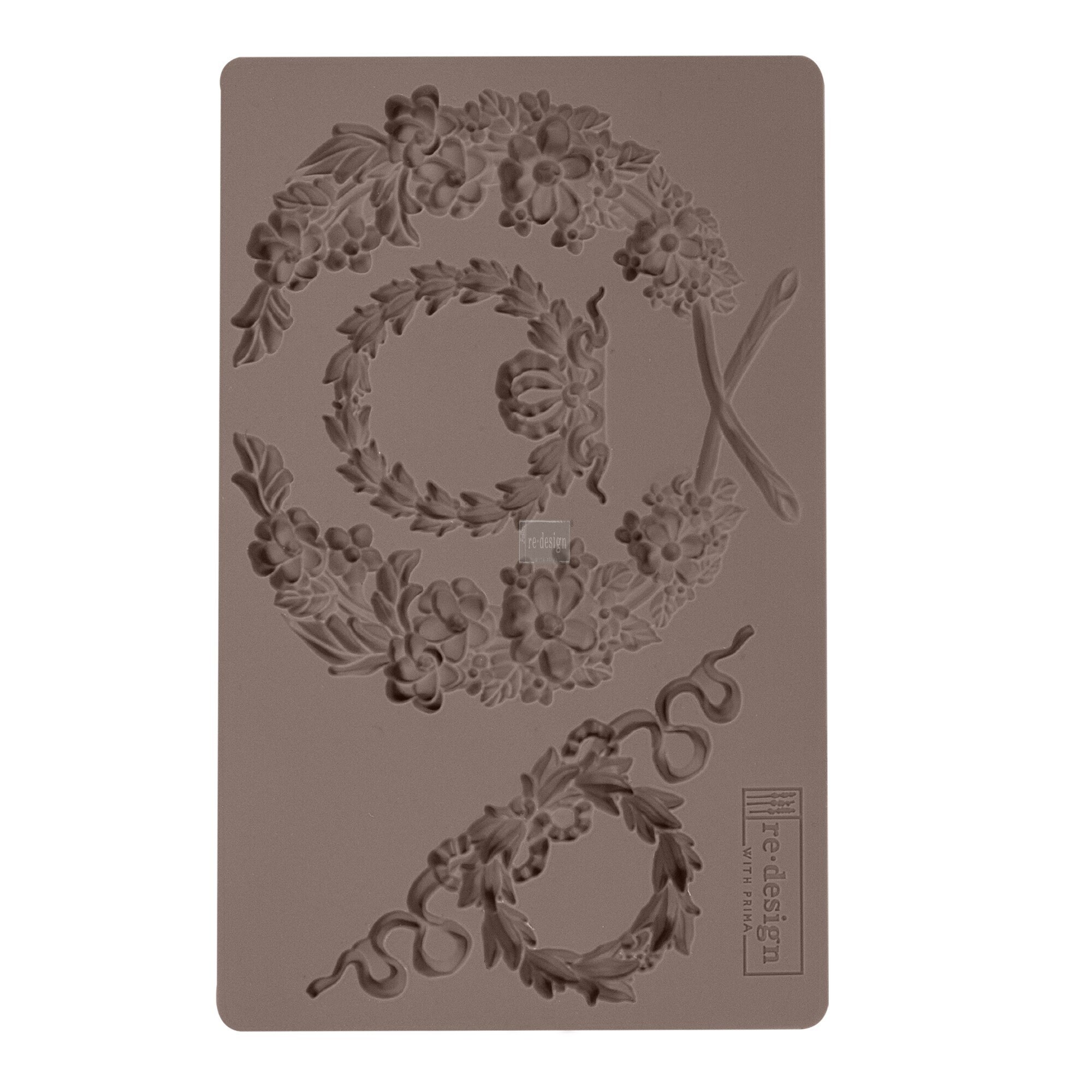 Prima Mould Redesign laurel Wreath Vintage Art - Etsy