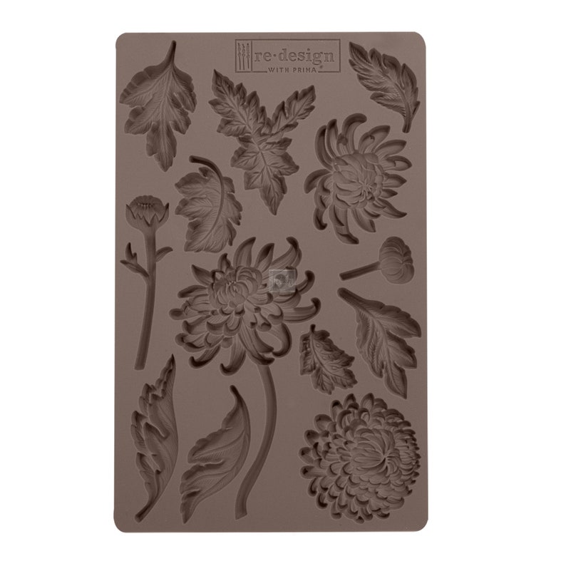 Prima Mould Redesign "botanist Floral" - Vintage Art Decor Silicon Mold ...