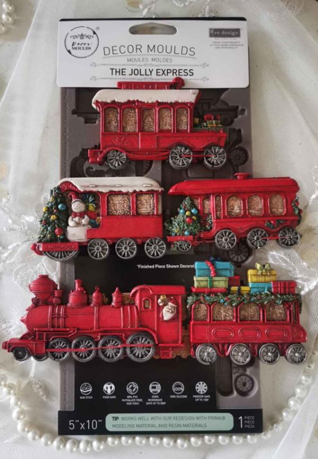 Prima Mould Redesign "the Jolly Express" - Vintage Art Decor Silicon ...