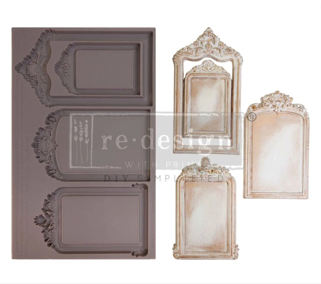 Prima Mould Redesign "lysandra" - Vintage Art Decor Silicon Mold Food ...