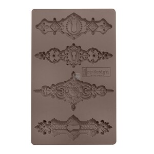 Prima Mould Redesign "tulumn Keyholes" - Vintage Art Decor Silicon Mold ...