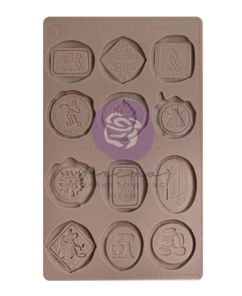 Prima Mould Redesign "sweet Seal" - Vintage Art Decor Silicon Mold Food ...