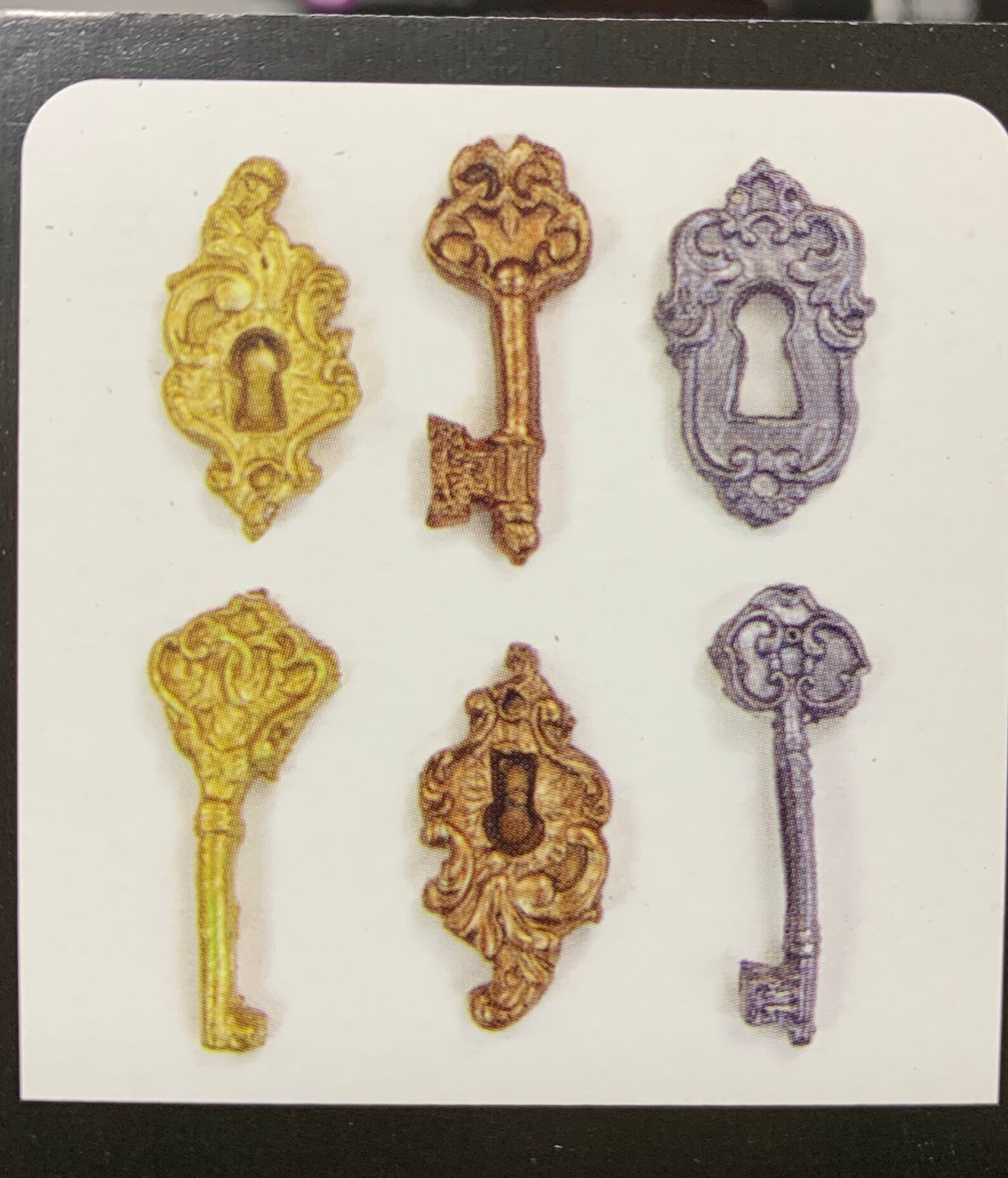 Prima Mould keys Vintage Art Decor Silicon Mold | Etsy