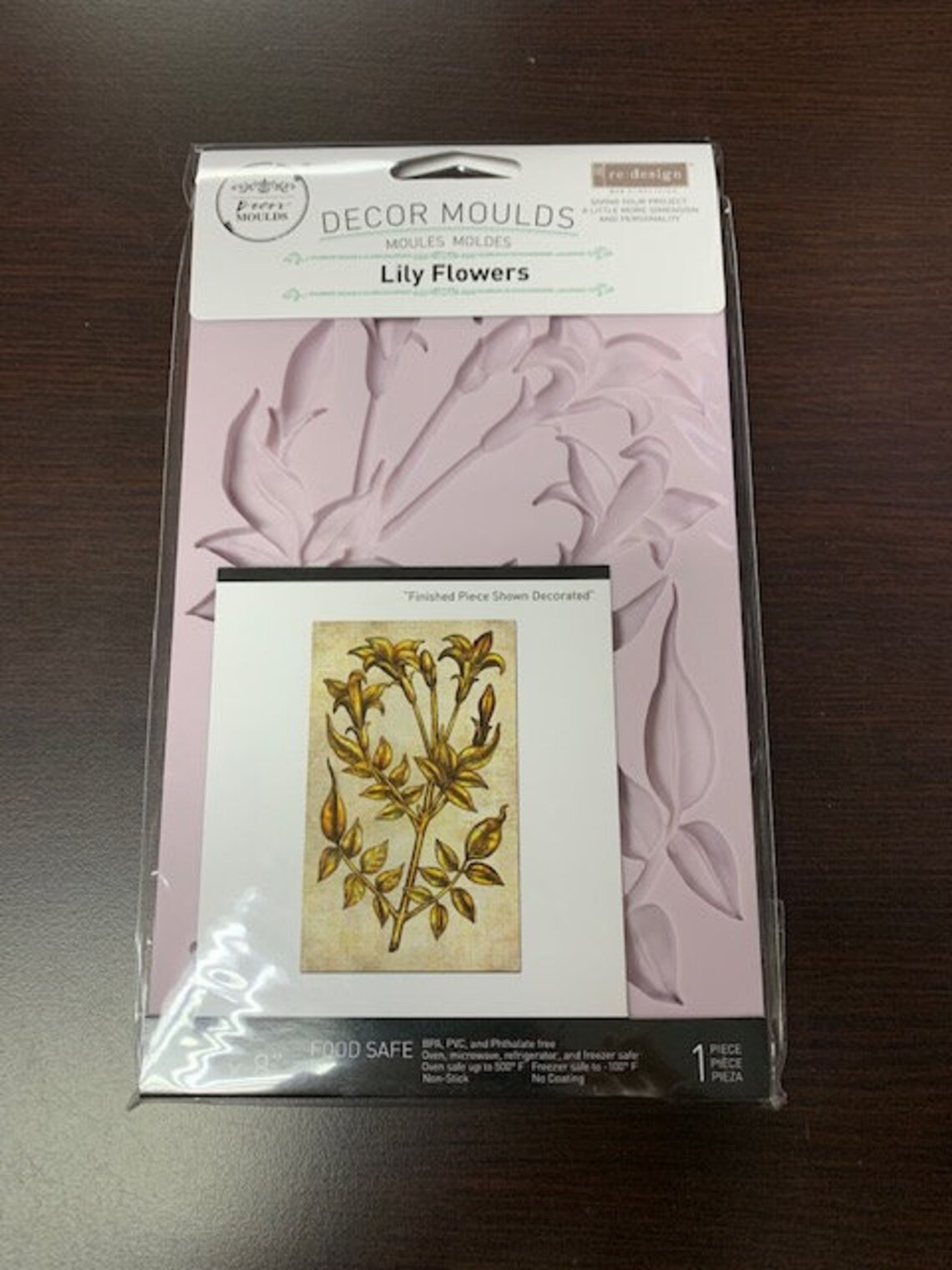 Prima Mould Redesign lily Flowers Vintage Art - Etsy