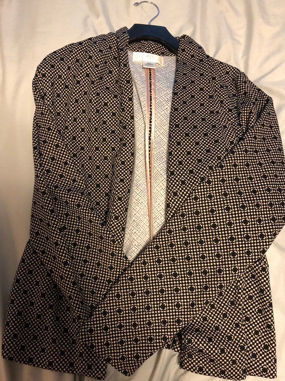 Checked blazer - vintage - Gem