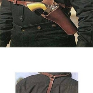 Colt SAA, Ruger Vaquero, and Clones 71/2”huckleberry Leather Western ...