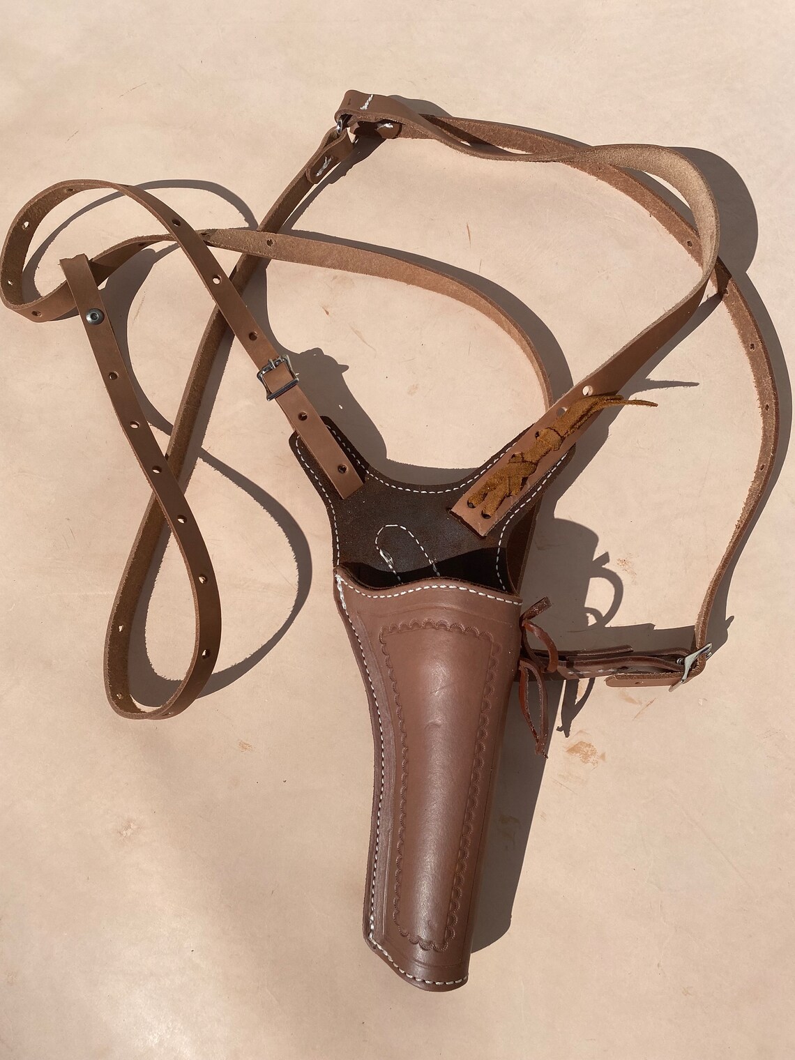Colt SAA, Ruger Vaquero, and Clones 71/2”huckleberry Leather Western ...