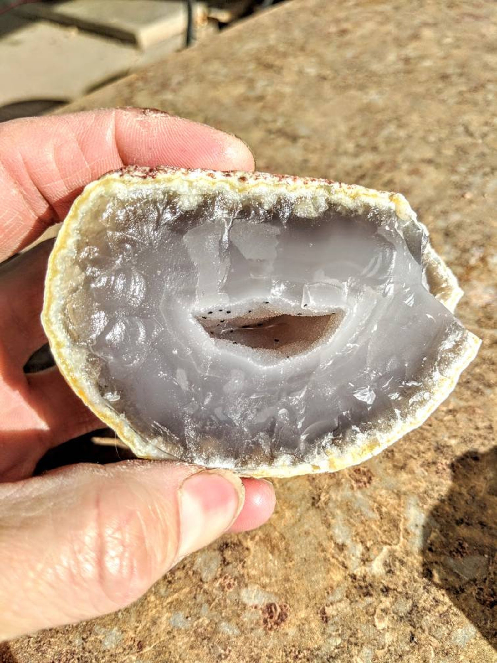 Unopened Brazilian Enhydro Geode - Etsy