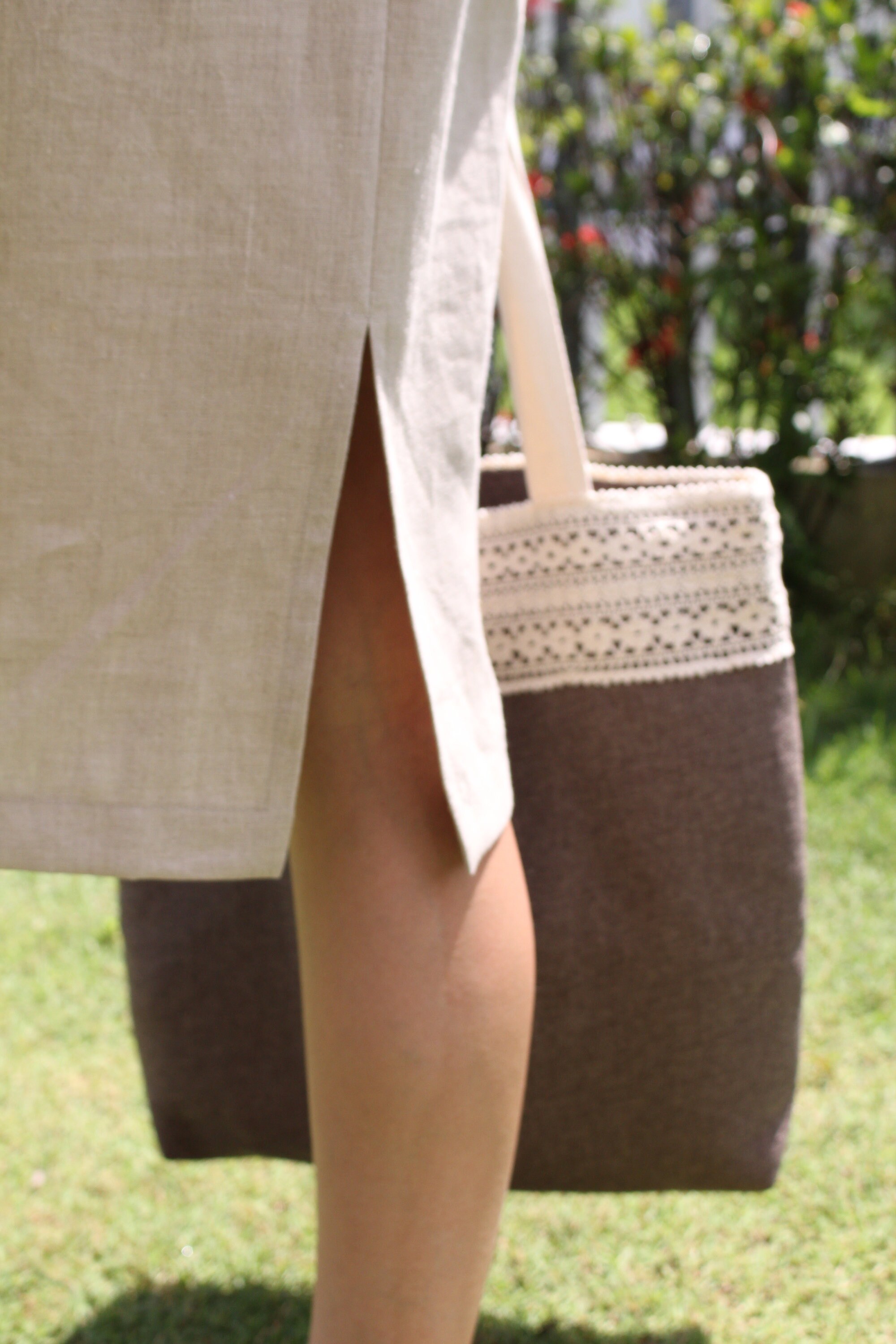 Cut-out Linen Dress/linen Dress / Breathable Material /resort - Etsy