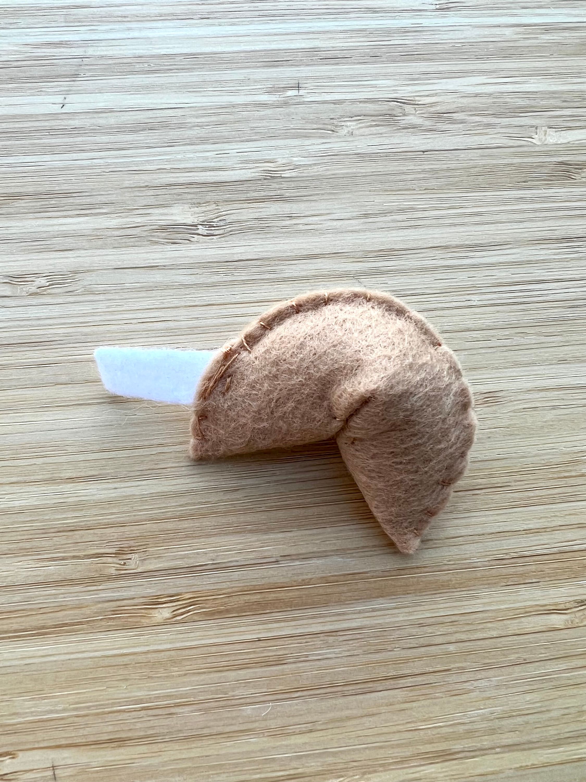 Felt Fortune Cookie / Felt Food / Play Kitchen Food - Etsy