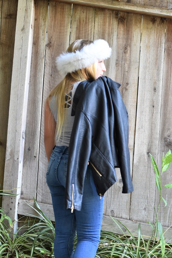 Genuine Fox Fur Headband | Etsy
