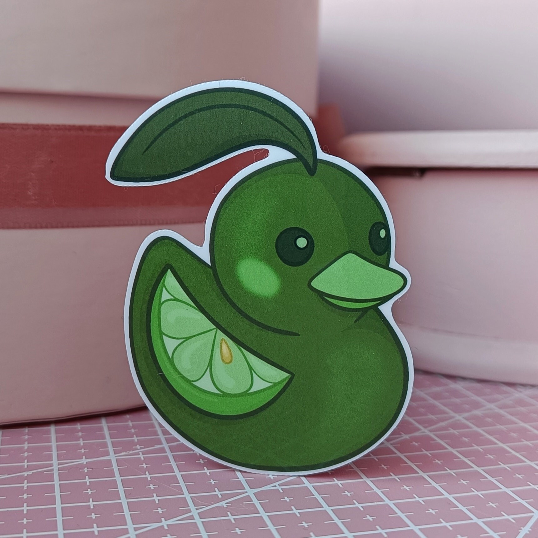 Rubber Duck Fruit Stickers, Waterproof Vinyl, Decal, Sticker for ...