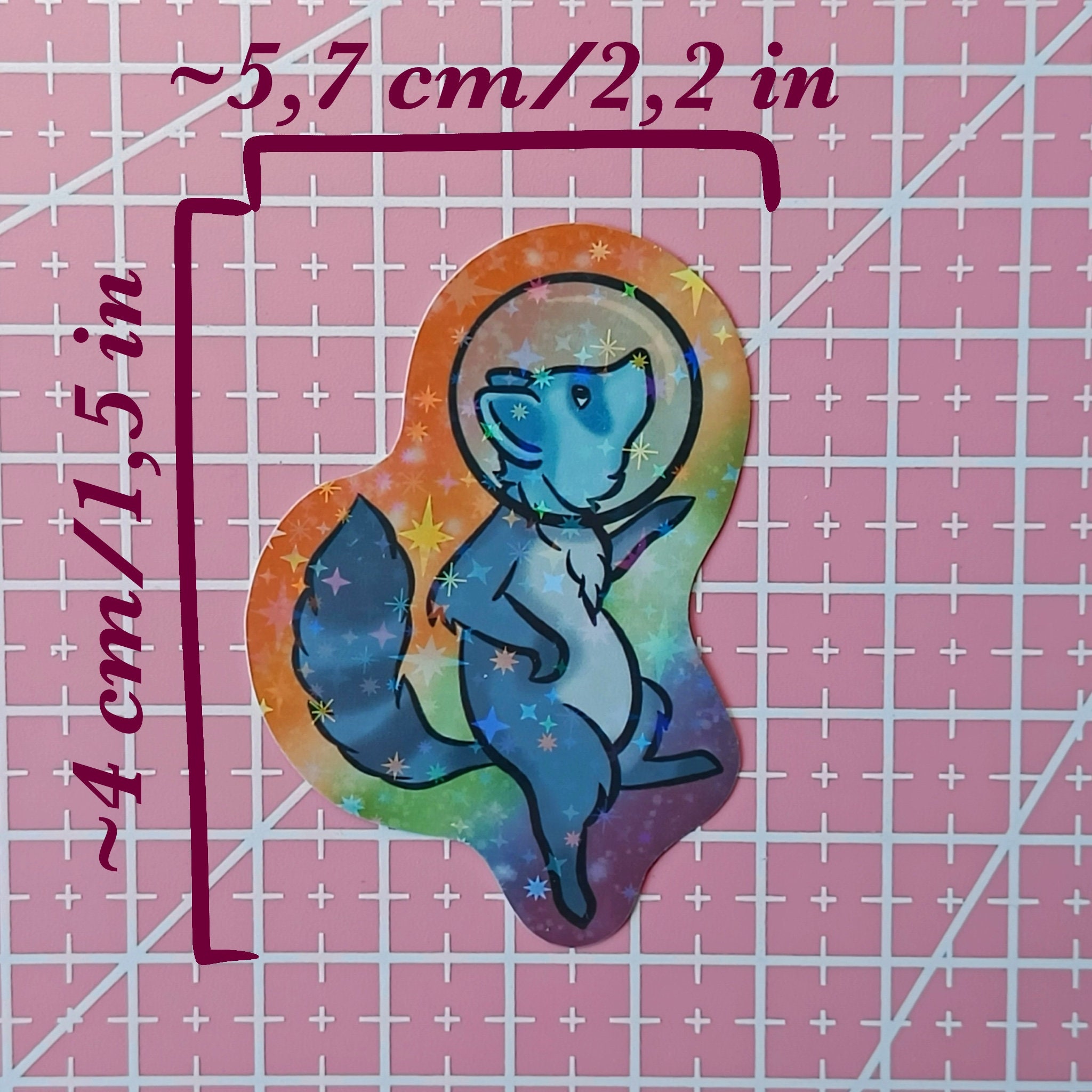 Holographic Raccoon Pride Sticker, Animals, Space, Lgbtq, Waterproof ...