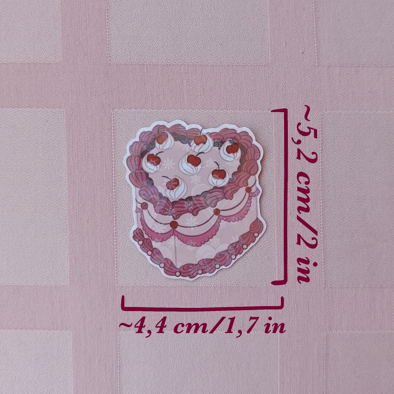 Holographic Cake Sticker, Waterproof Vinyl, Decal, Sticker for ...