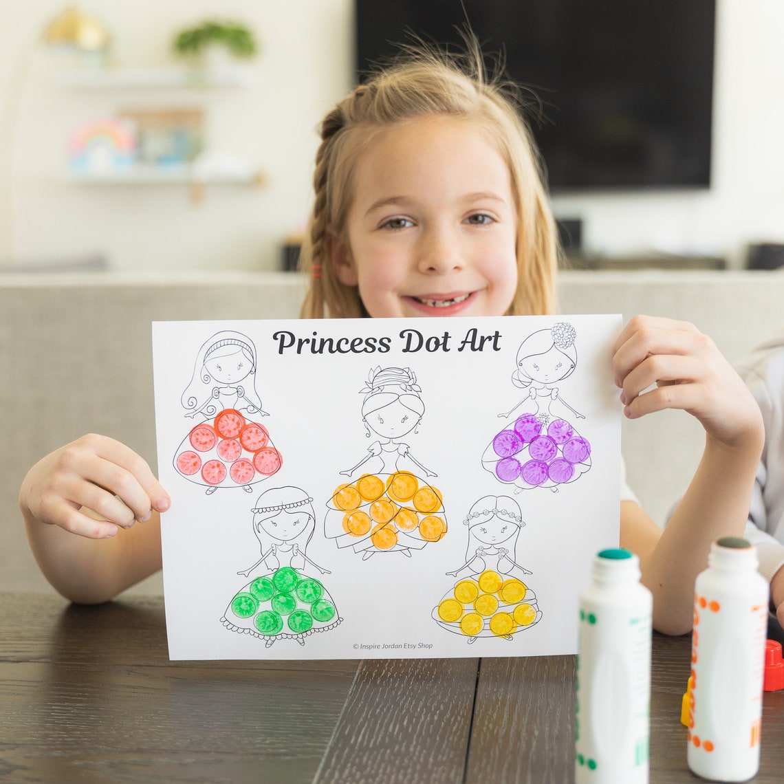 Princess Dot Marker Printable Worksheet for Kids | Fun Fine Motor ...