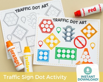 Do a Dot Construction Printable. Dot Marker Printable Pom Pom Activity ...
