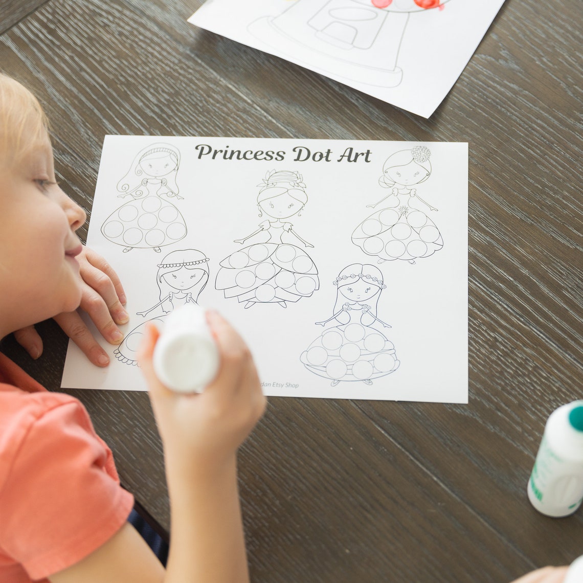 Princess Dot Marker Printable Worksheet for Kids | Fun Fine Motor ...