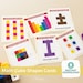 Math Flashcards for Kids: Learn Shape Building With Unifix Snap Cubes ...
