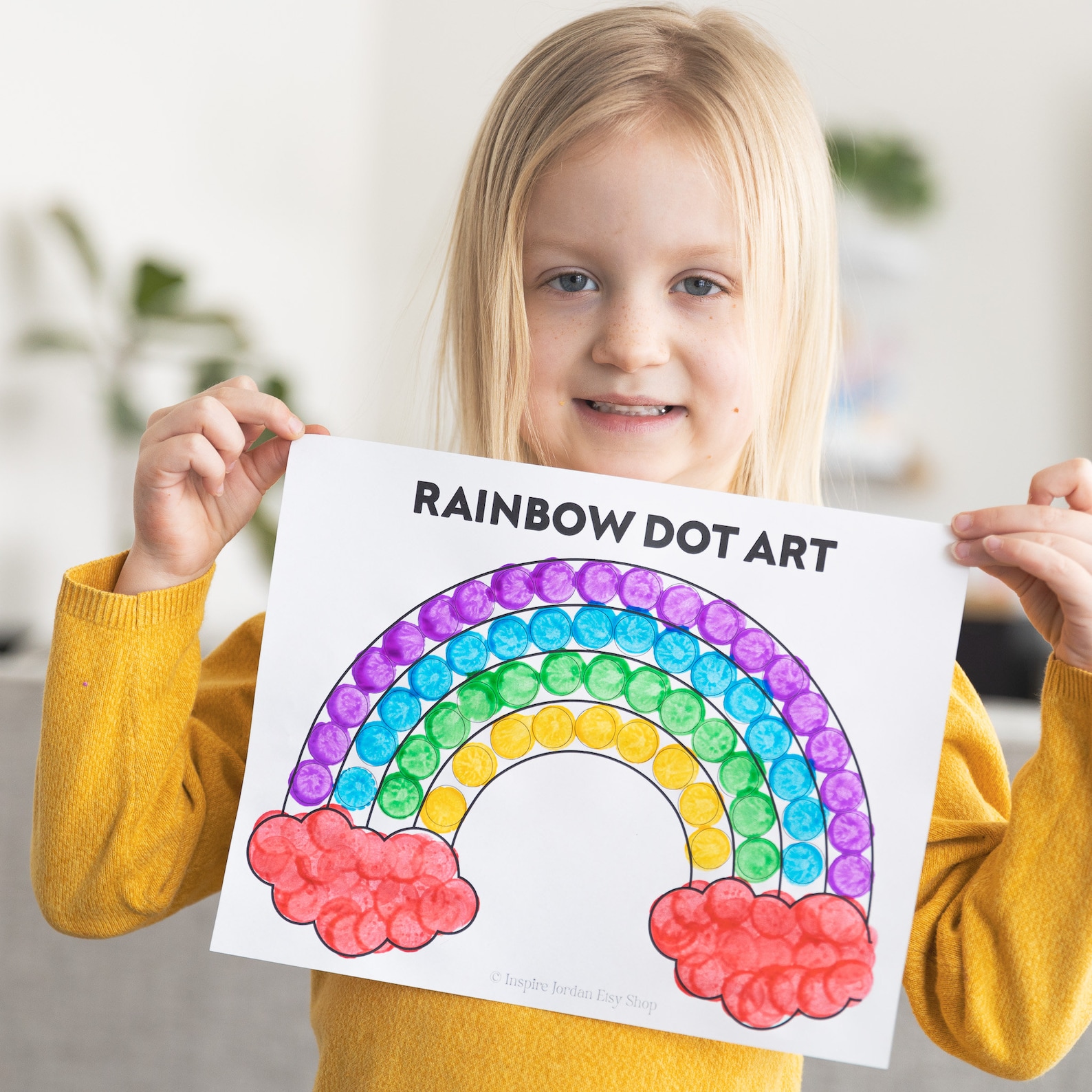 Do a Dot Rainbow Printable. Dot Marker Printable Pom Pom Activity ...