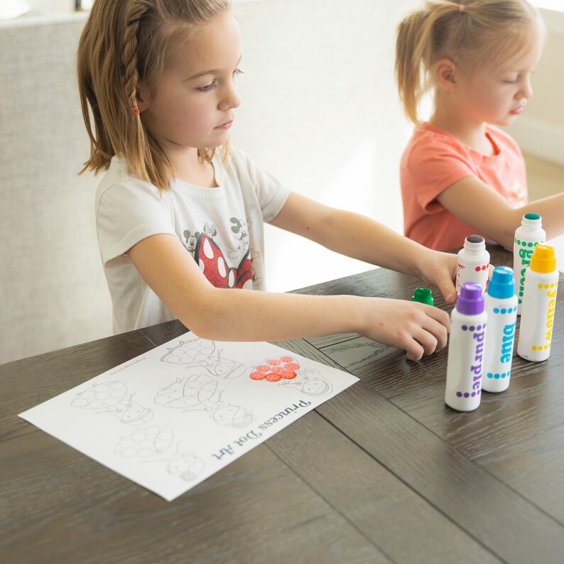 Princess Dot Marker Printable Worksheet for Kids | Fun Fine Motor ...
