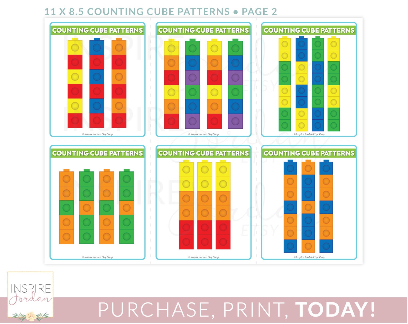 Printable Counting Blocks Printable Word Searches