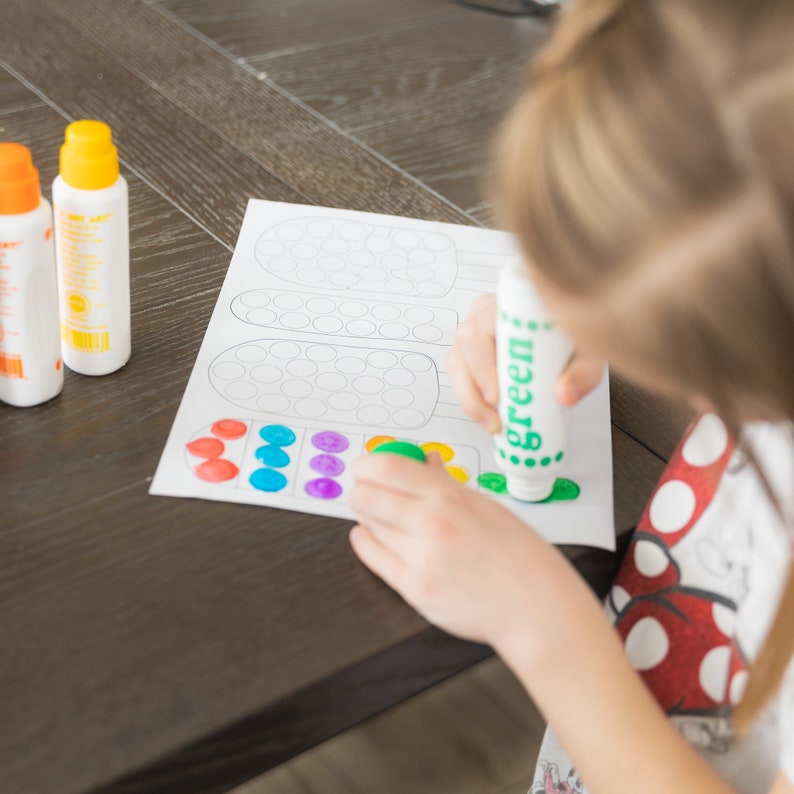 Dot Marker Popsicle Printable. Do a Dot Pom Pom Activity. Dot Marker ...
