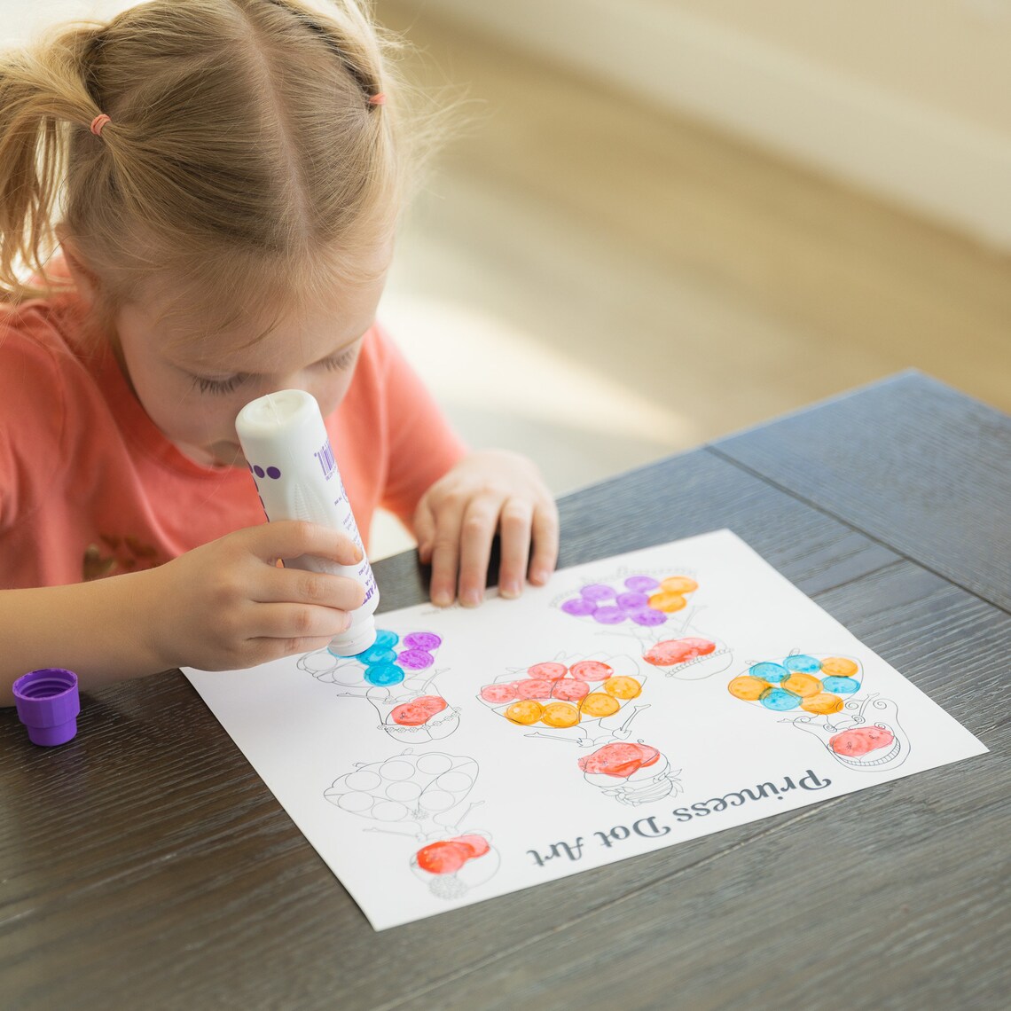Princess Dot Marker Printable Worksheet for Kids | Fun Fine Motor ...
