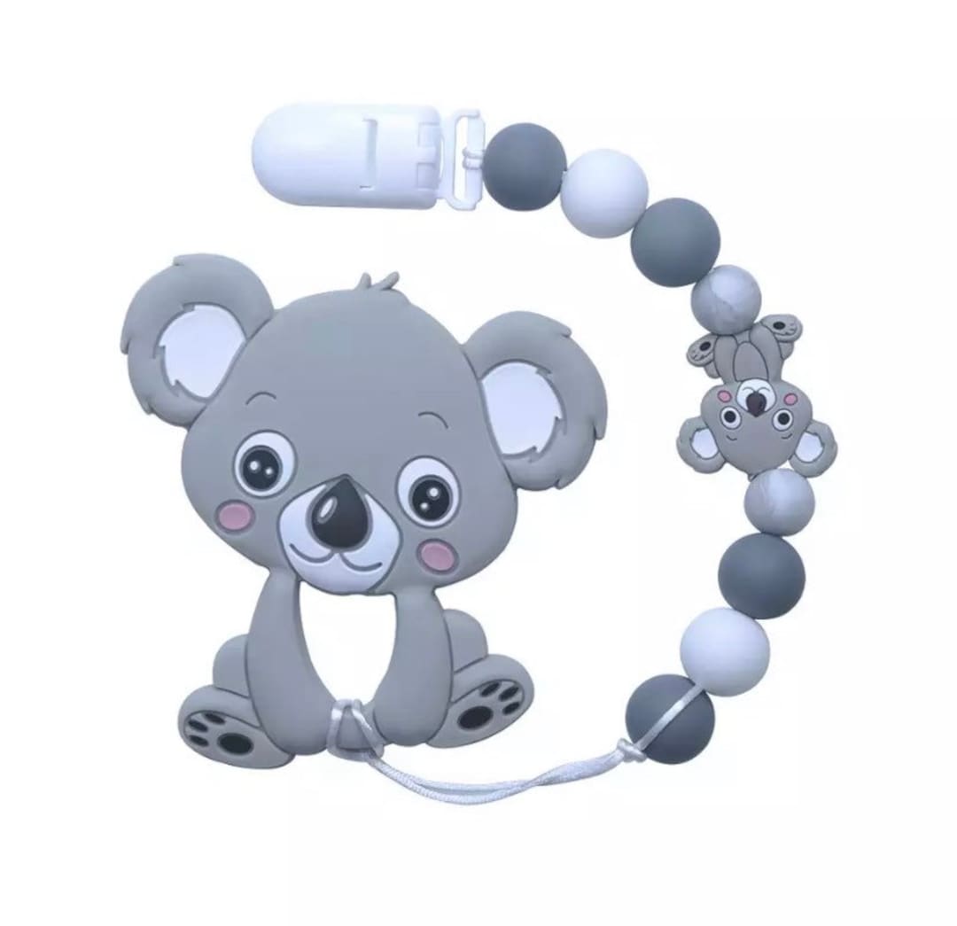 BPA Free Pacifier Silicone Clip Koala Baby Tether Silicone - Etsy