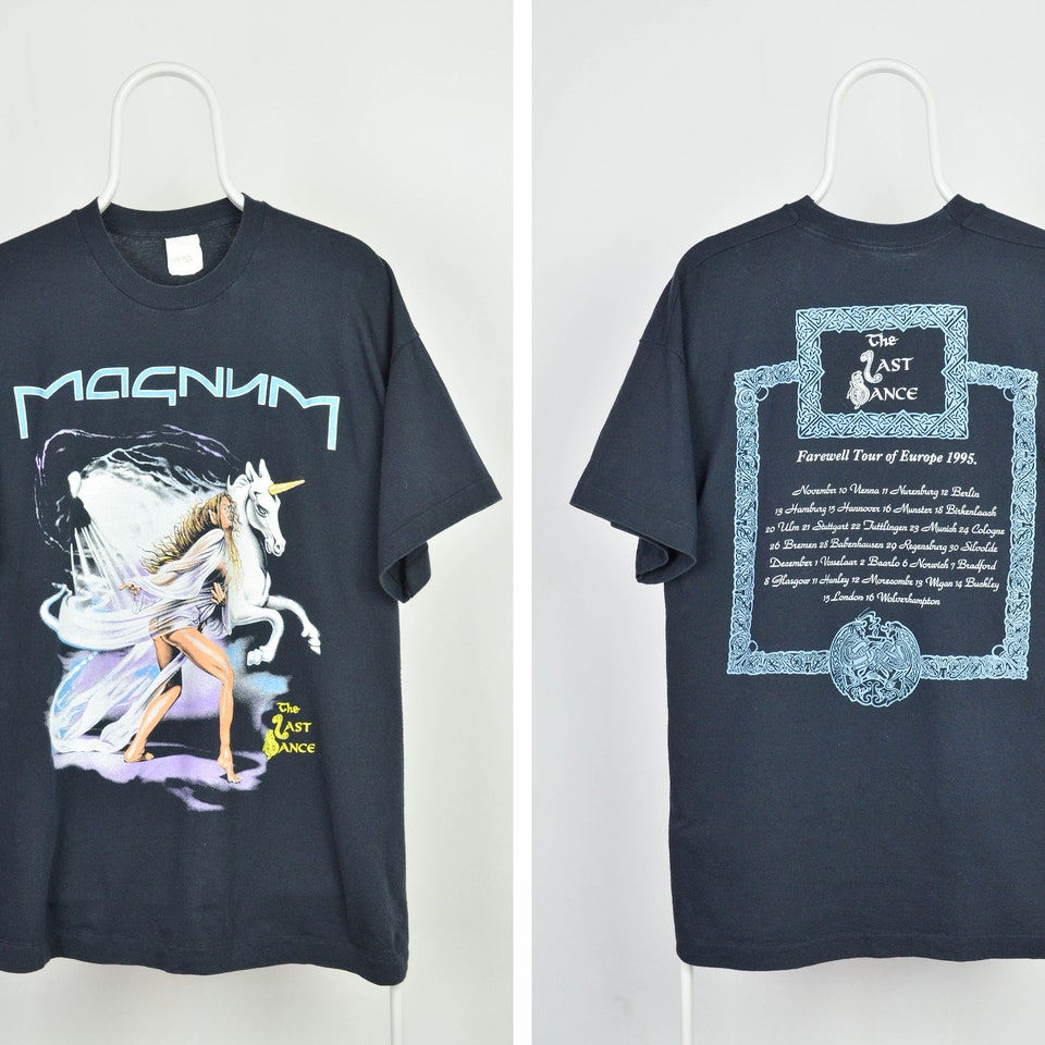 Men's 90s Magnum The Last Dance Vintage Band T Shirt sold by Oromo ...
