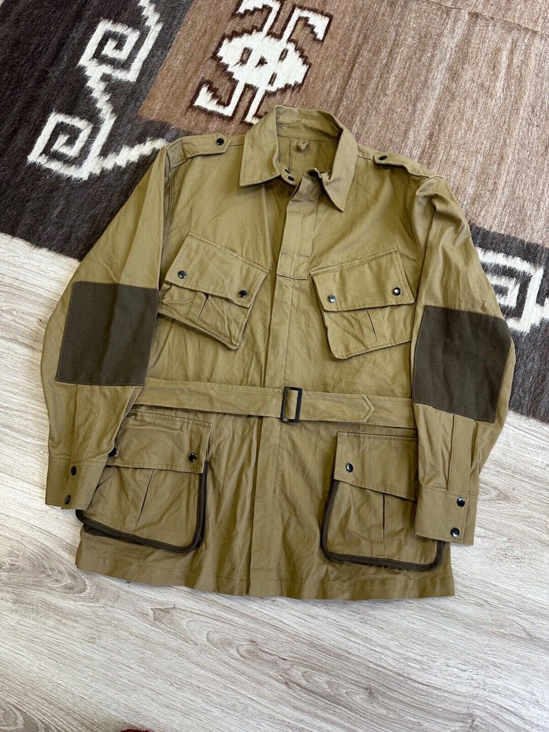Paratrooper Jump Jacket M 42 Men's Belted Army Military Jacket Size M ...