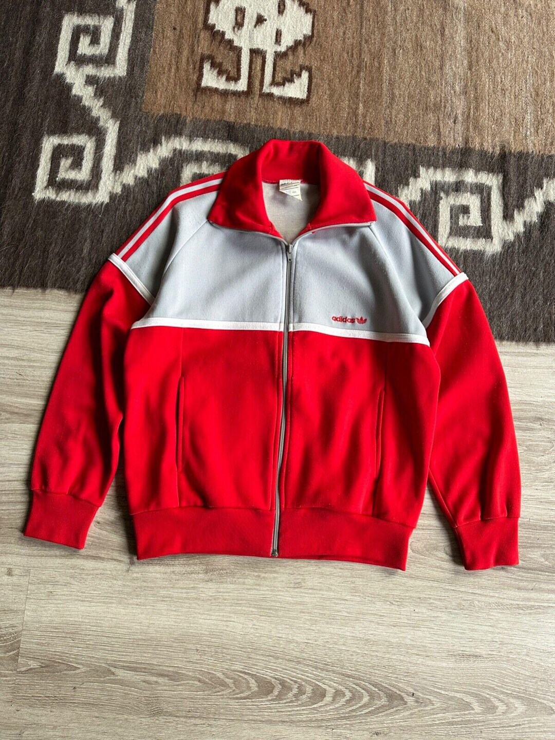 Adidas Originals 80s Vintage Men's Red Track Top Size M 5'9 174cm - Etsy