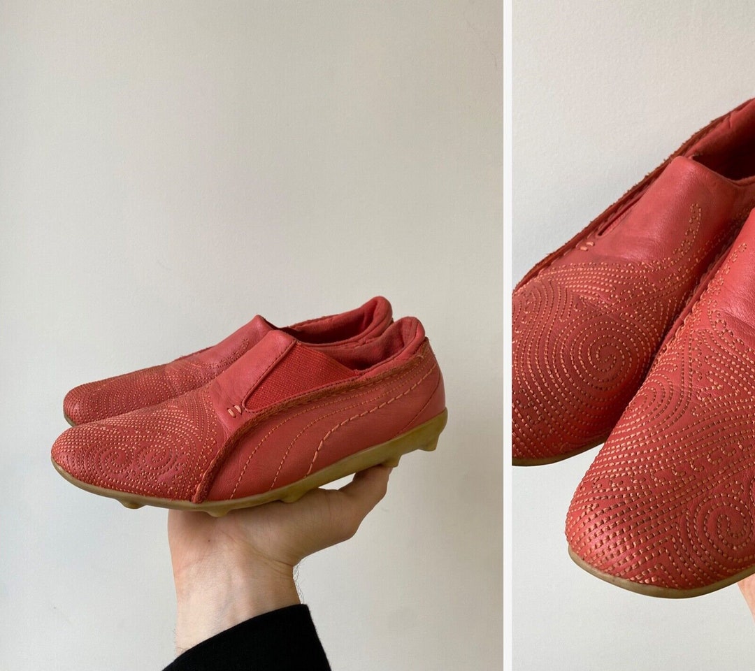 Puma Y2K Embroidered Archive Pink Leather Japan Sneakers - Etsy