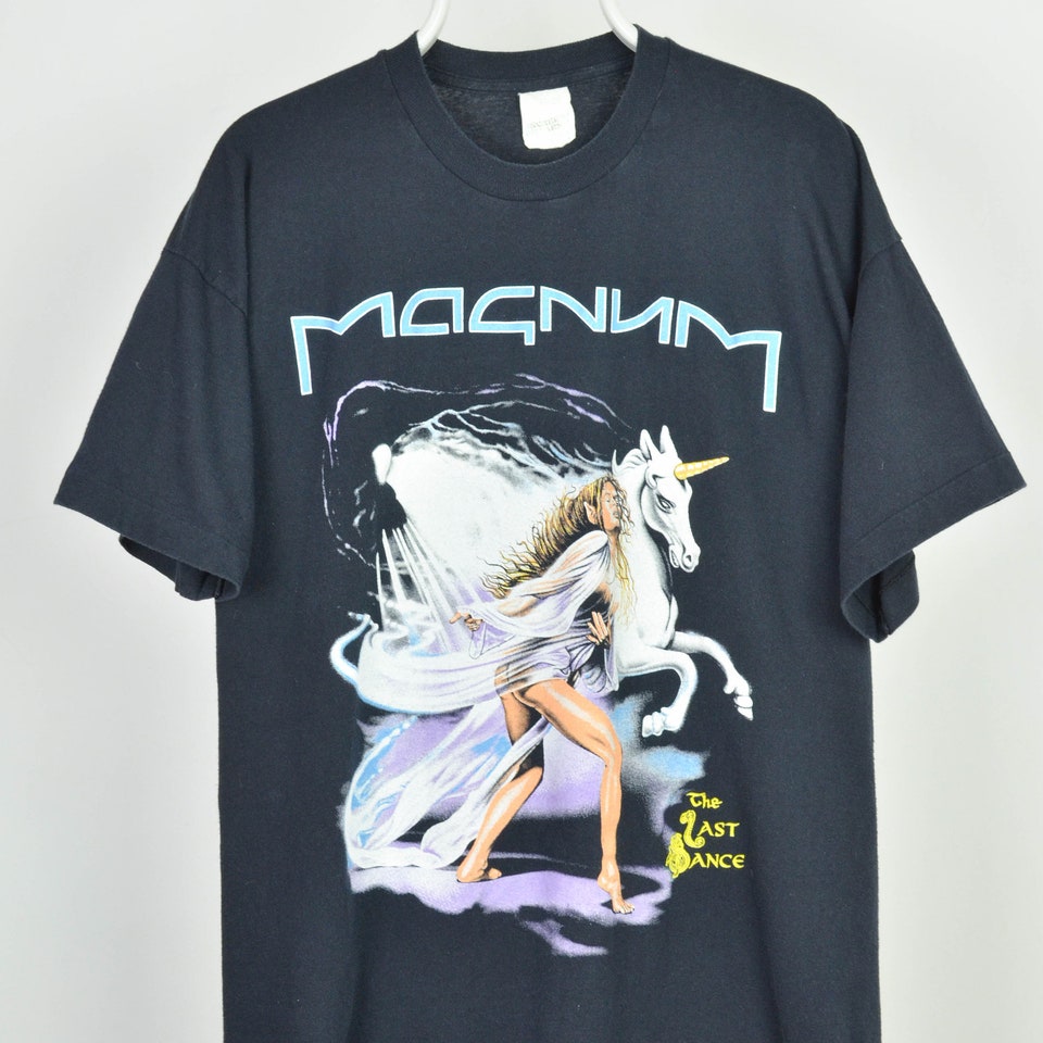 Men's 90s Magnum The Last Dance Vintage Band T Shirt sold by Oromo ...