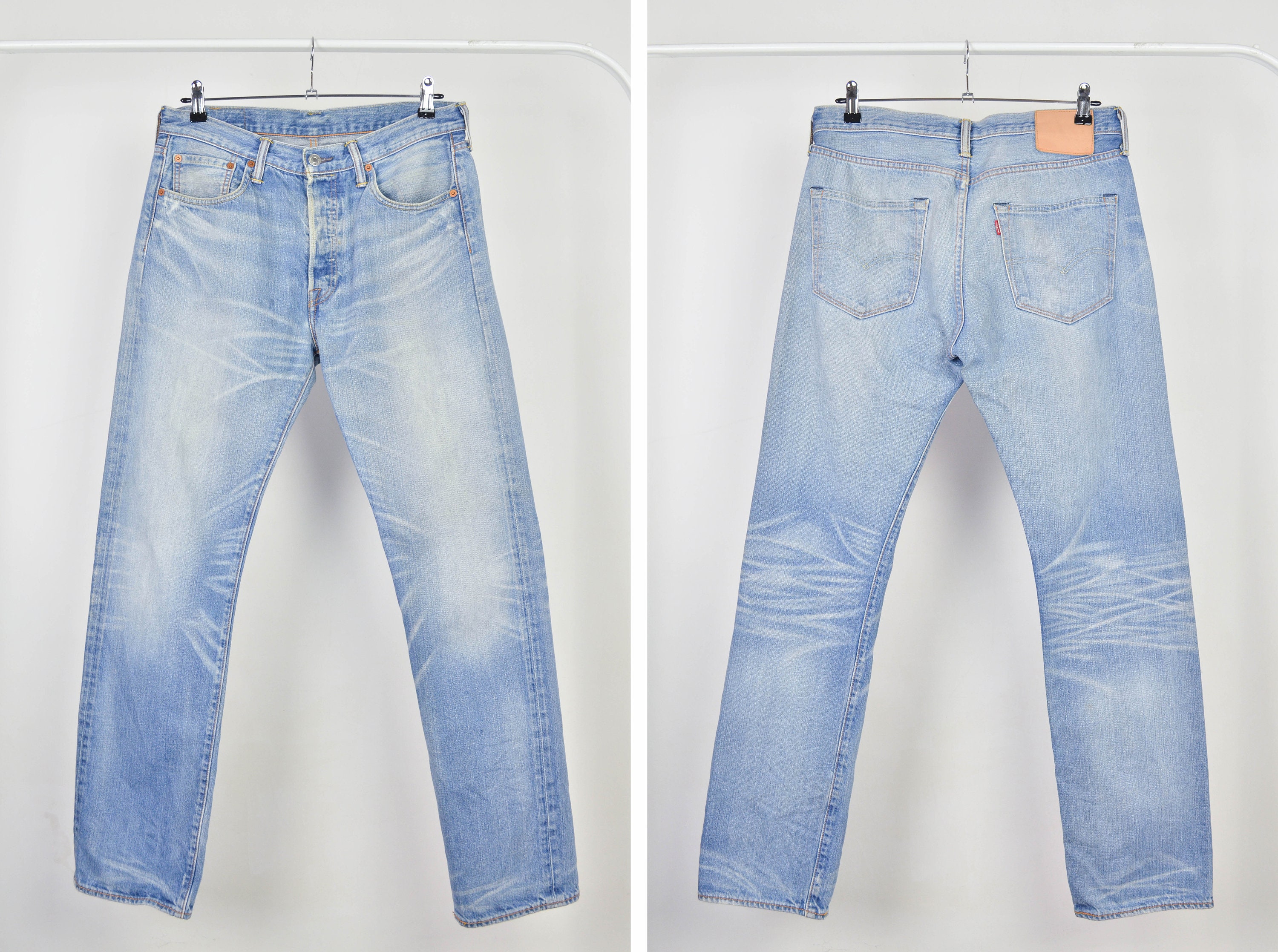 Men's Levis Light Blue Faded Denim Regular Fit Jeans Size | Etsy