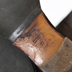 Yves Saint Laurent Rive Gauche Tom Ford 2003 Hyde YSL Riding Boots Size ...