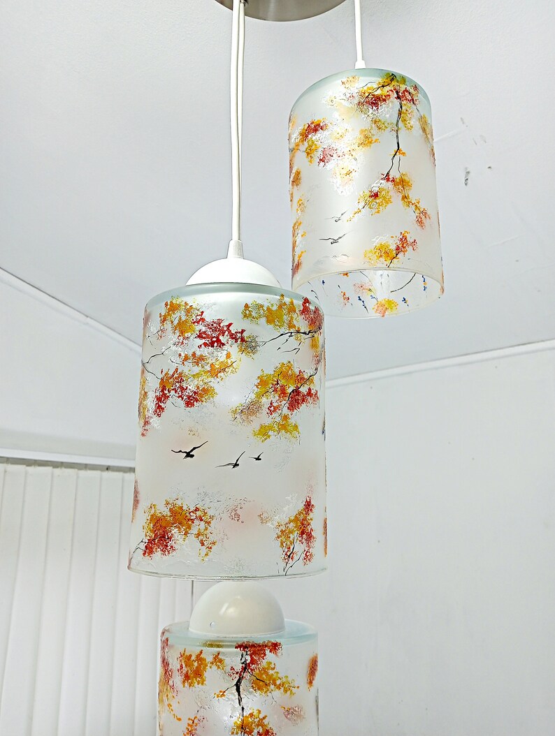 Sea Glass Pendant Lights Kitchen Island Beach Glass Art Pendants Stain ...