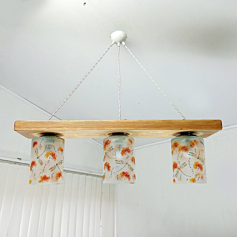 Rustic Pendant Light - Etsy