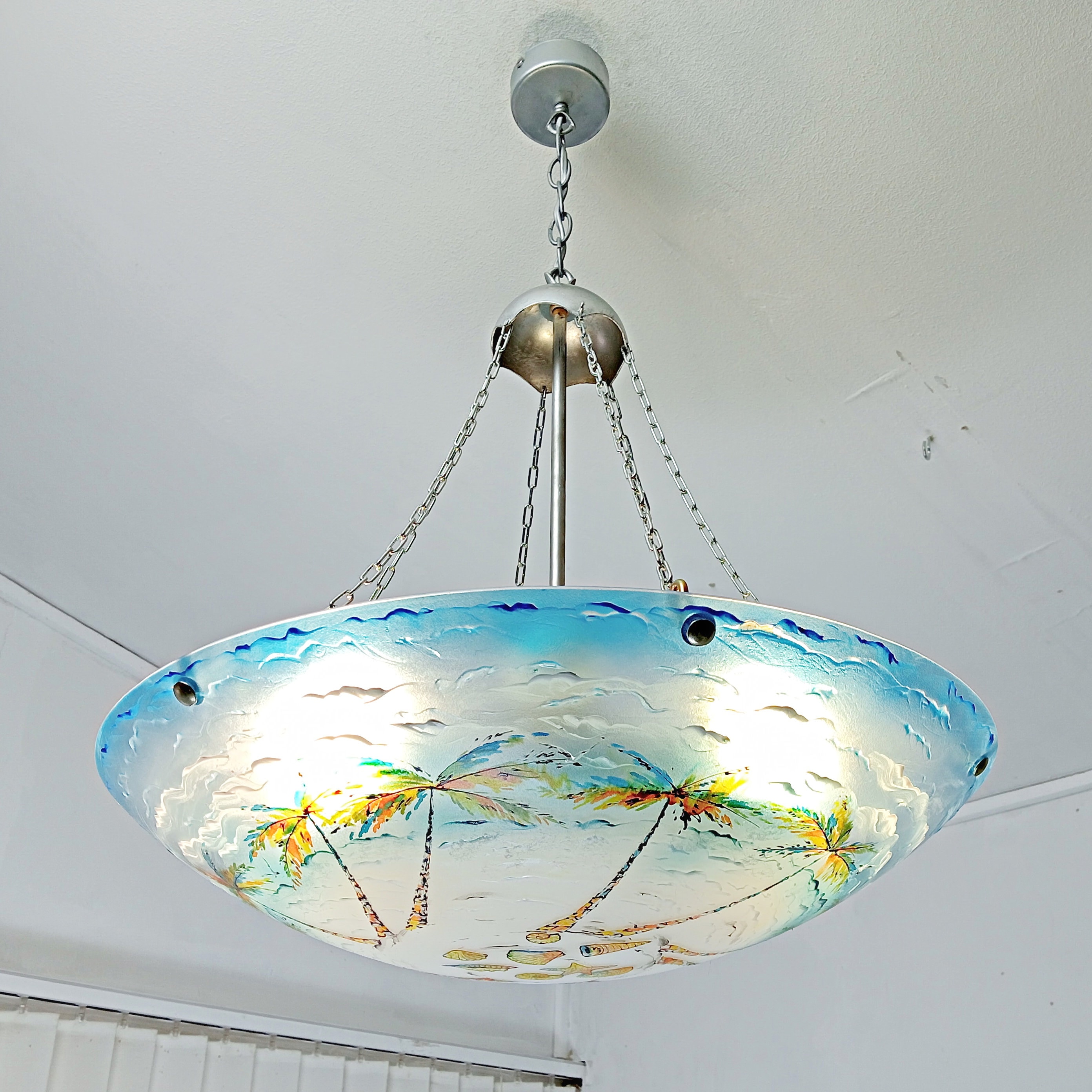 Seaside Starfish Glass Ceiling Light Progress Lighting Cherish
