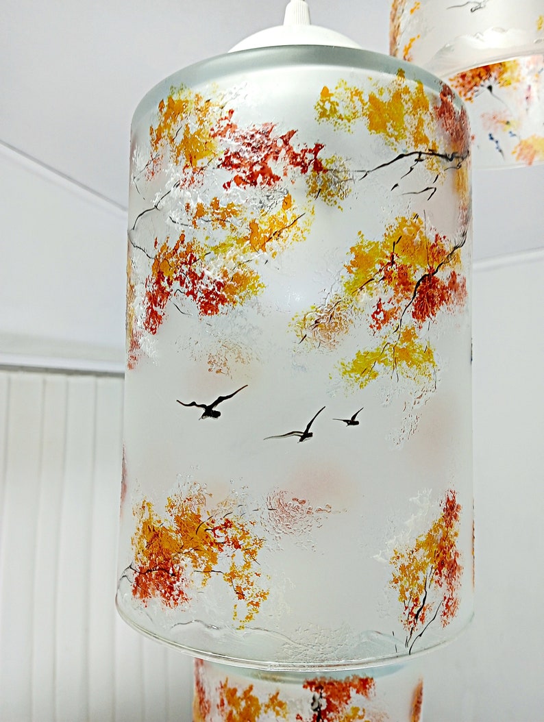 Sea Glass Pendant Lights Kitchen Island Beach Glass Art Pendants Stain ...