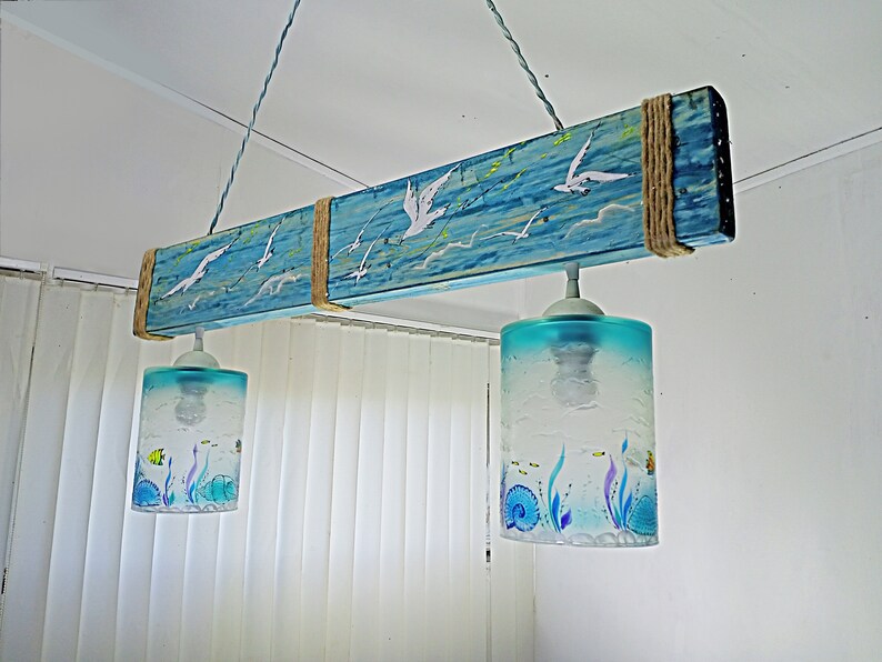 Wooden Pendant Light Hanging Ceiling Light Chandelier Lighting - Etsy