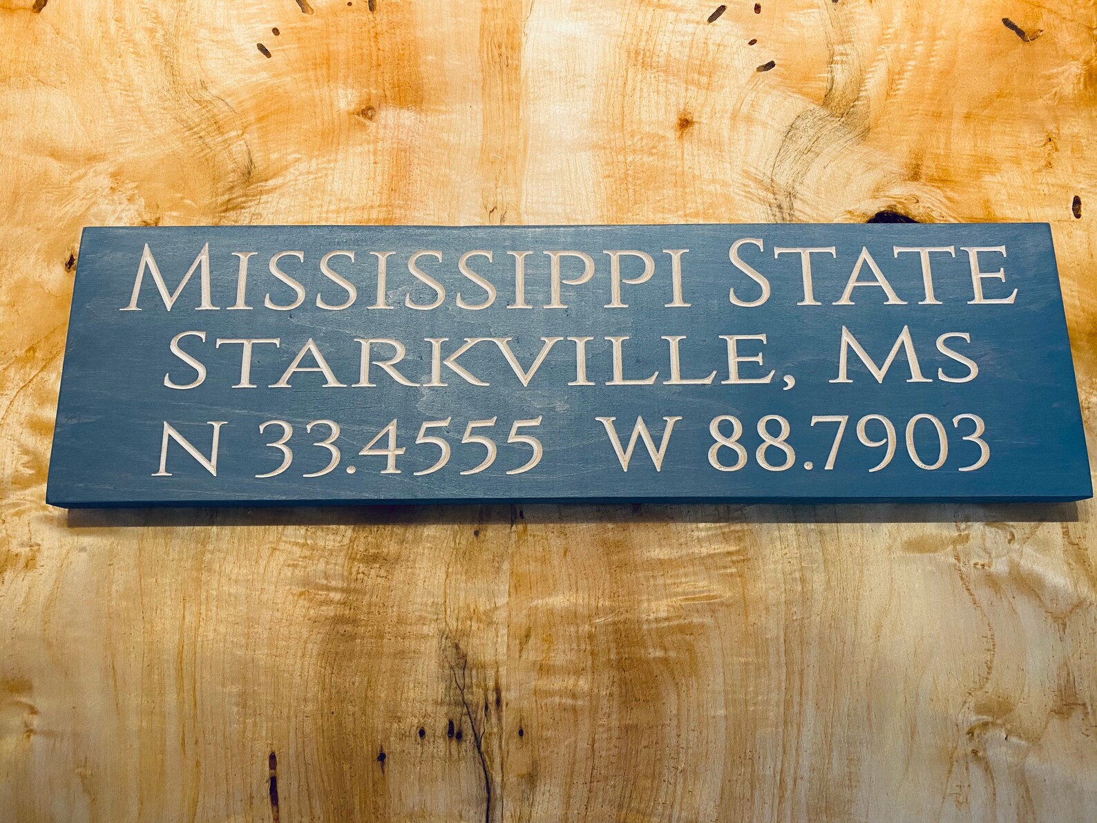 College Coordinates Sign, Latitude Longitude, Custom Coordinate Sign ...