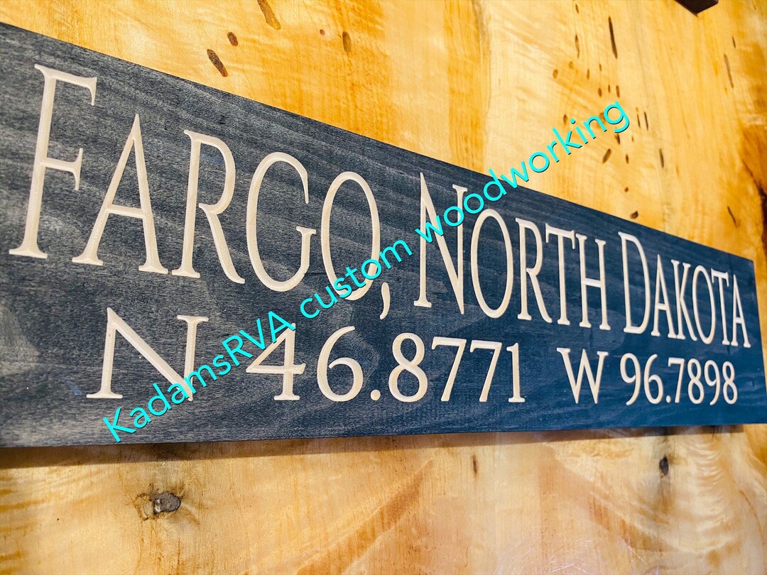 GPS Coordinates Sign,custom Coordinates Sign,personalized Longitude ...