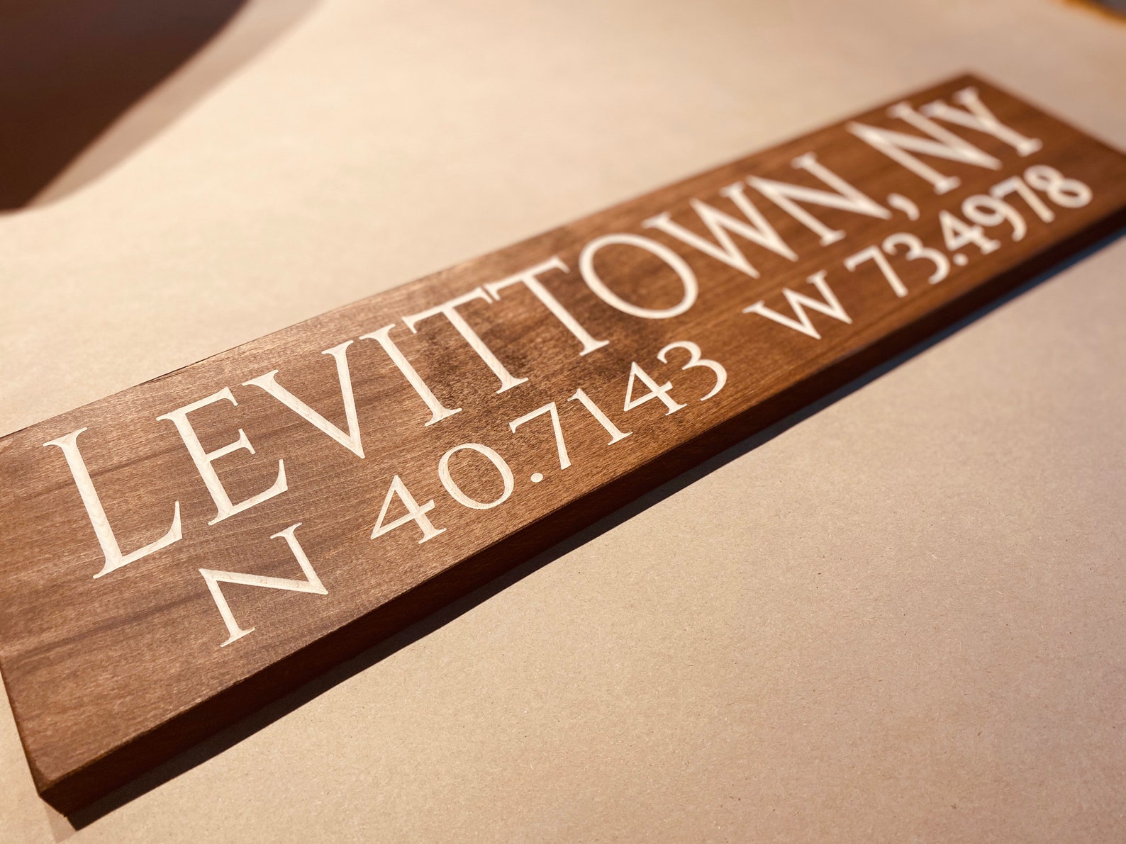 GPS Coordinates Sign,custom Coordinates Sign,personalized Longitude ...