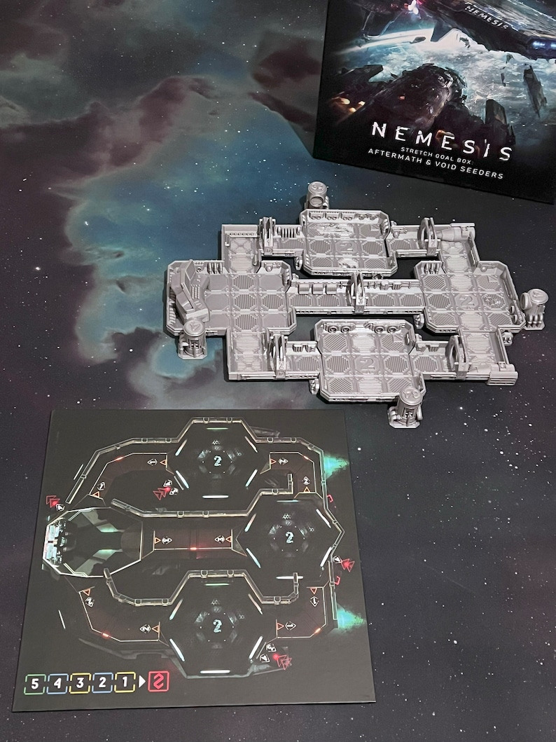 Nemesis Aftermath 3D Board - 3D Board Map for Nemesis Aftermath Board ...