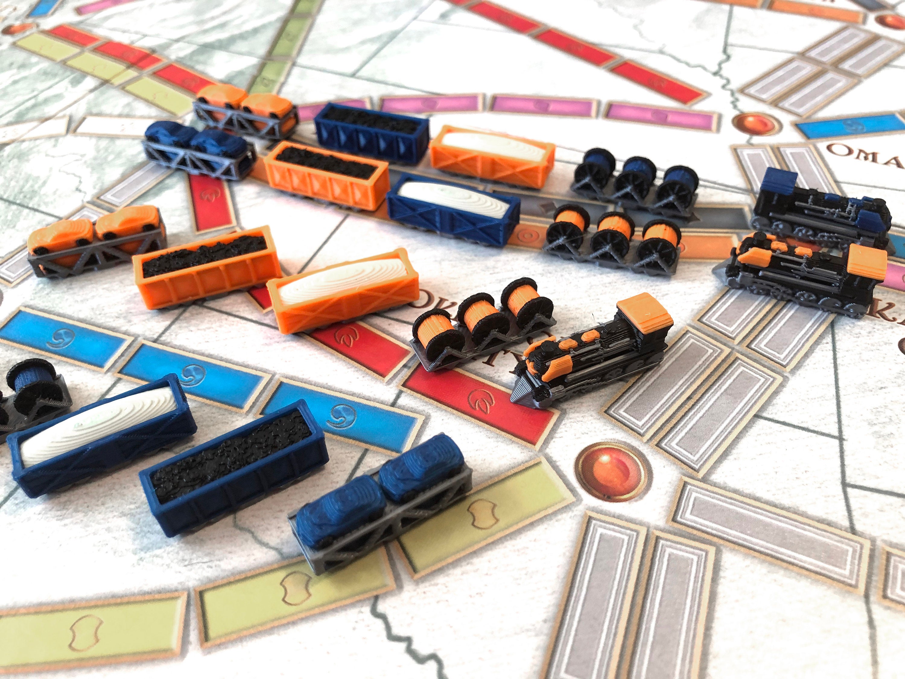 Ticket to Ride Ultimate Train Set No2 multicolor 3D Print - Etsy