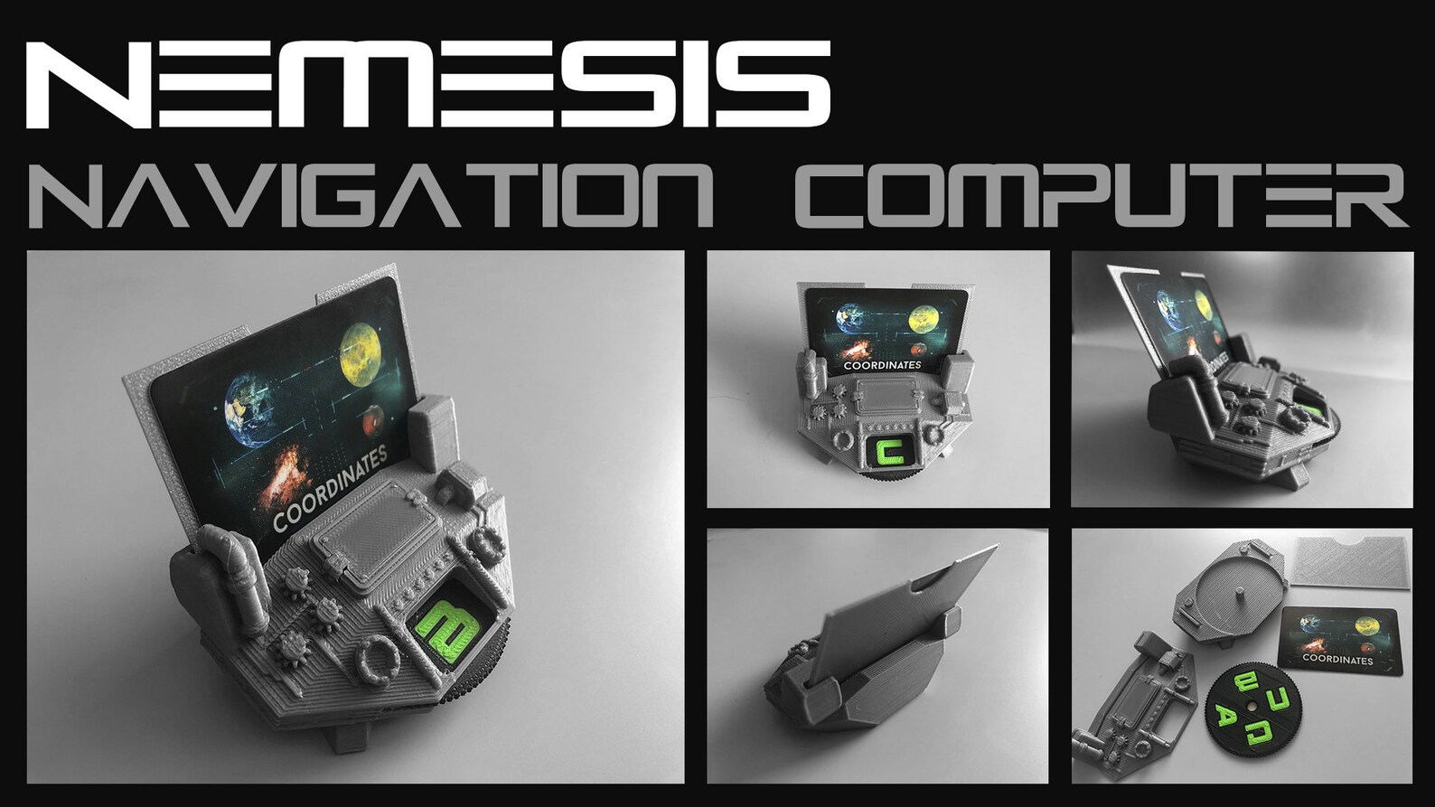 Nemesis (board Game) Navigation Computer With Target Dial - Etsy