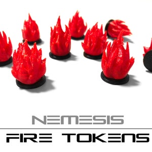 Nemesis (board Game) Fire Tokens 3D - Etsy
