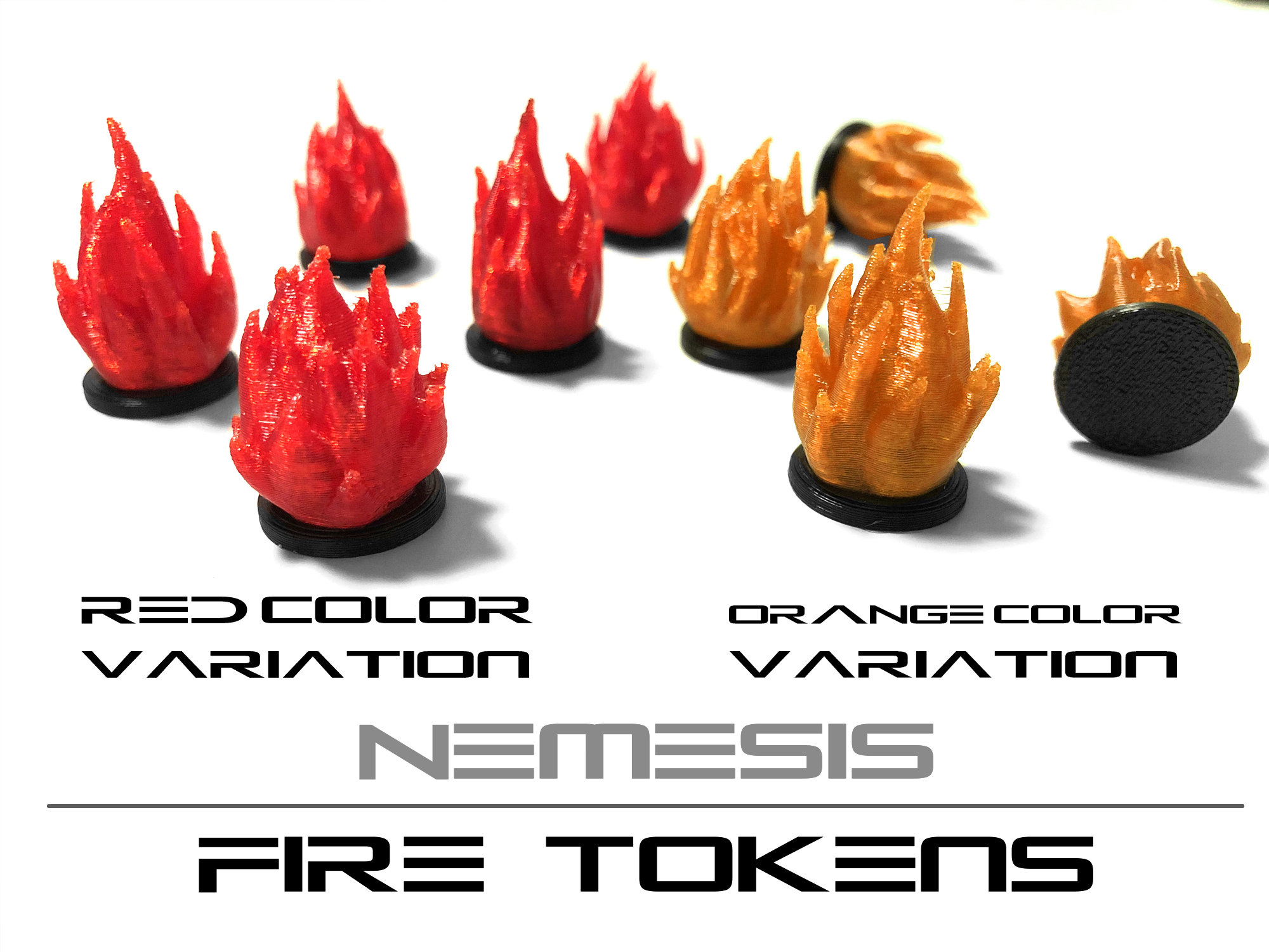 Nemesis board Game Fire Tokens 3D - Etsy UK