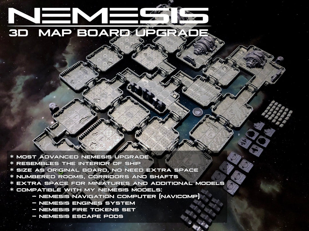 Nemesis 3D Board MK2 - 3D Board for Nemesis Board Game - Etsy