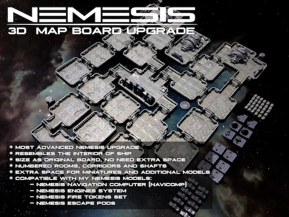 Nemesis 3D Board MK2 3D Board for Nemesis Board Game - Etsy Canada